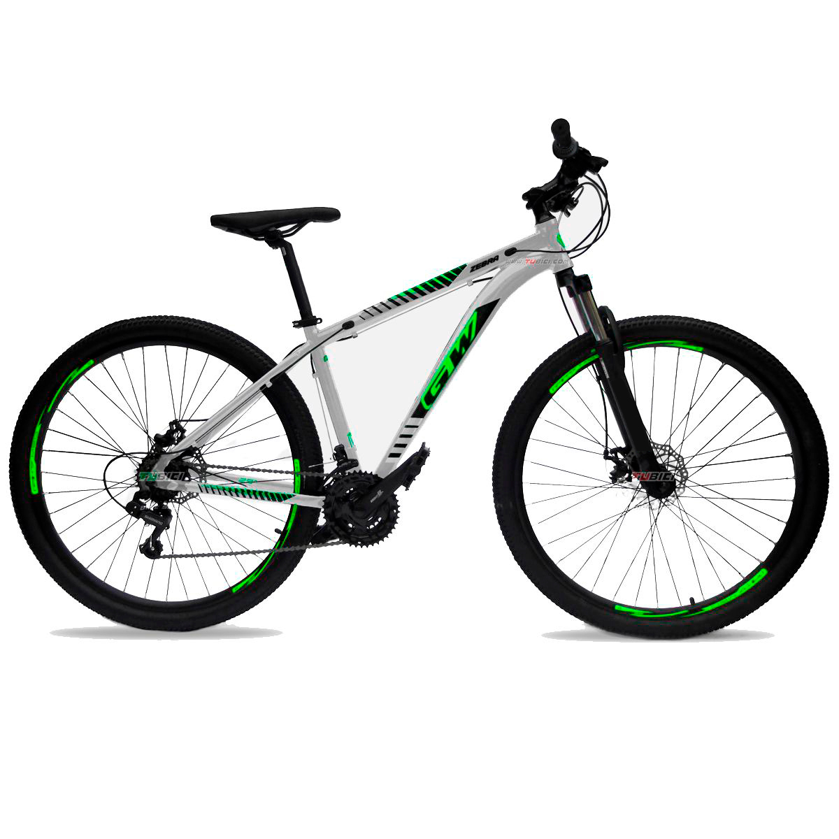 BICICLETA GW ZEBRA SHIMANO 7 VEL - JobLineFree